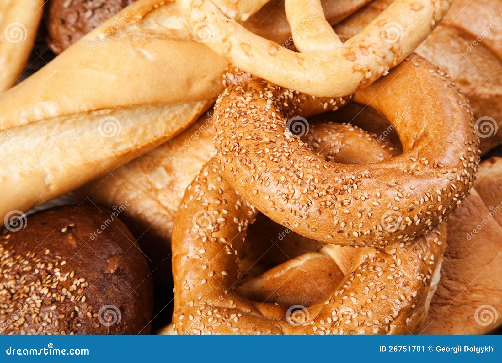 Bread assortment stock image. Image of grain, country - 26751701