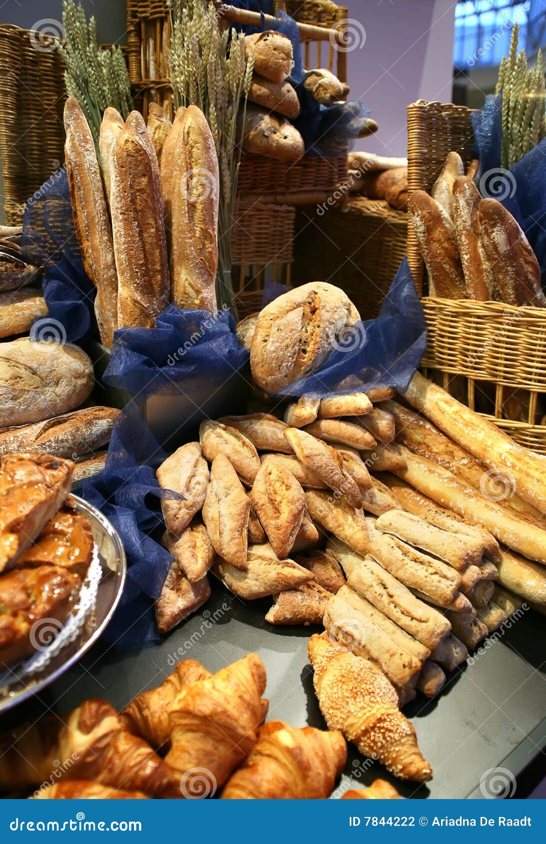 Bread assortment stock photo. Image of appetite, brown - 7844222