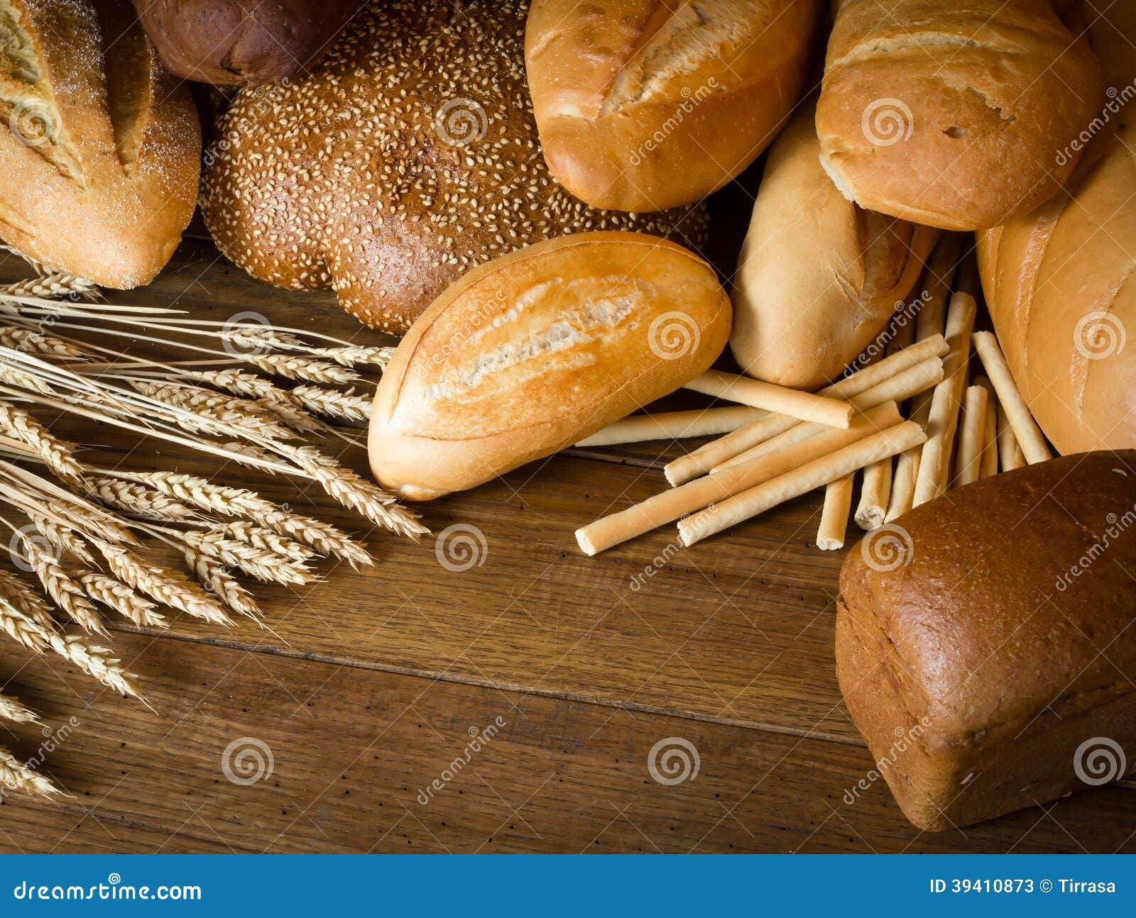 Bread assortment stock image. Image of french, fiber - 39410873