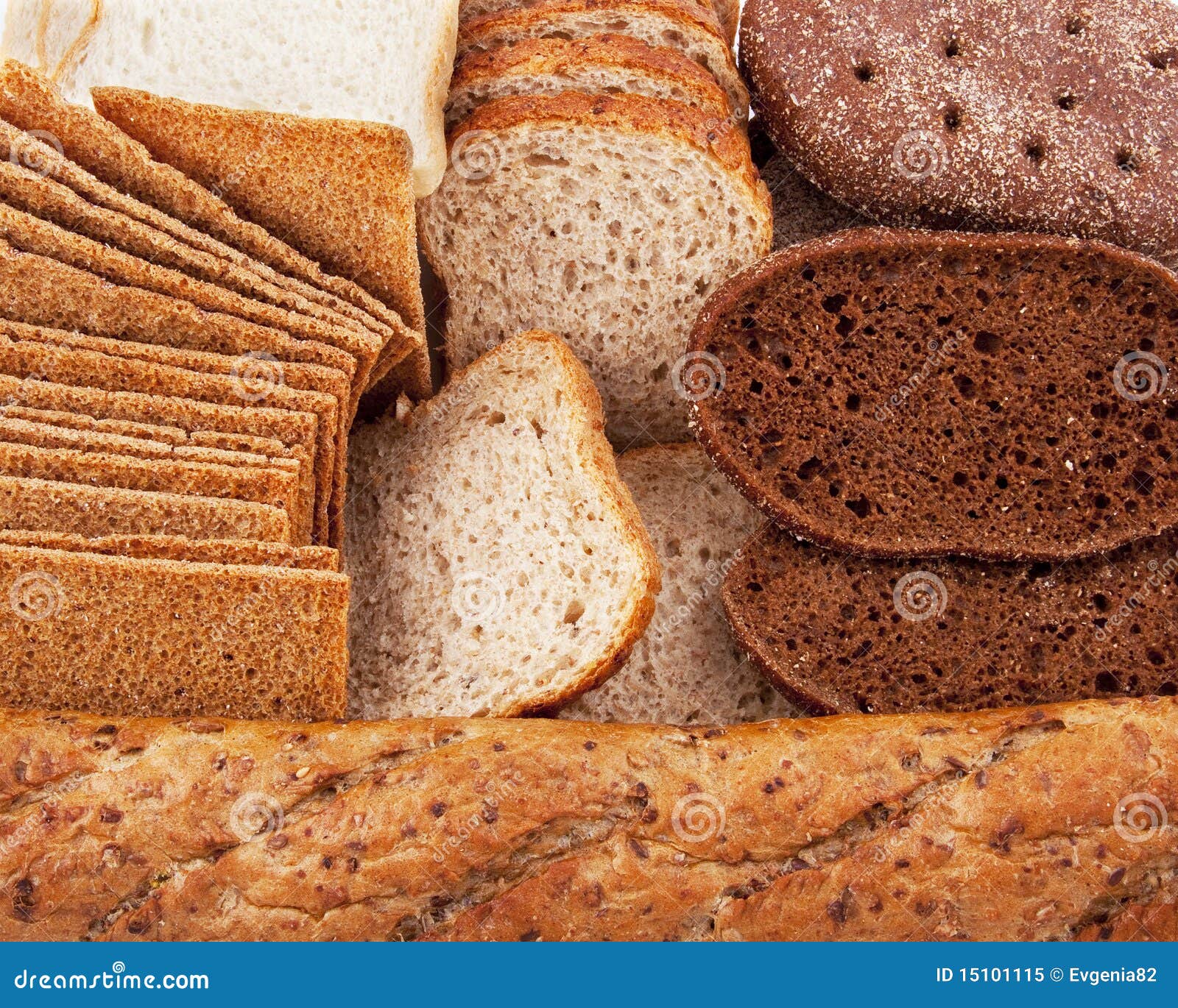 Bread background stock image. Image of differend, crispbread - 15101115