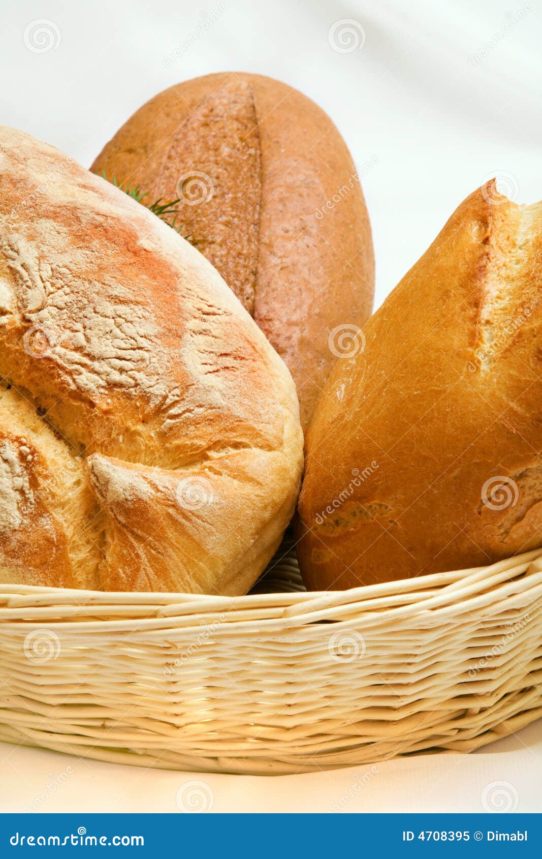 Bread in a basket stock image. Image of group, healthy - 4708395
