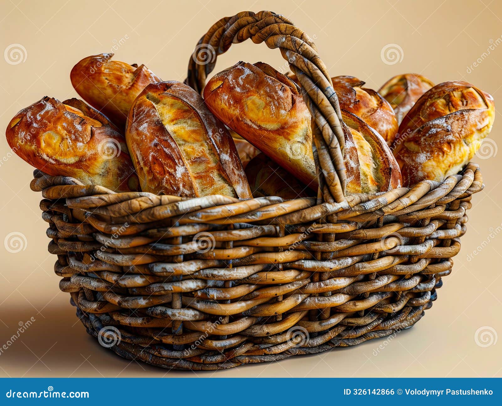 Bread Basket - 3d Model by Samantha Mcdonald Stock Photo - Image of ...