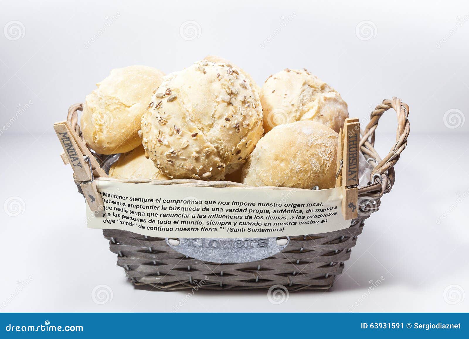 Bread in a basket stock image. Image of breakfast, juice - 63931591