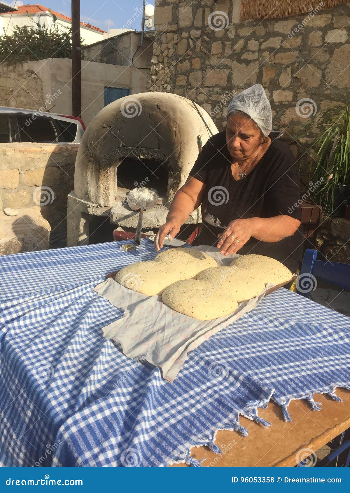 Bread Being Made in an Old Stone Kiln Editorial Stock Photo - Image of ...