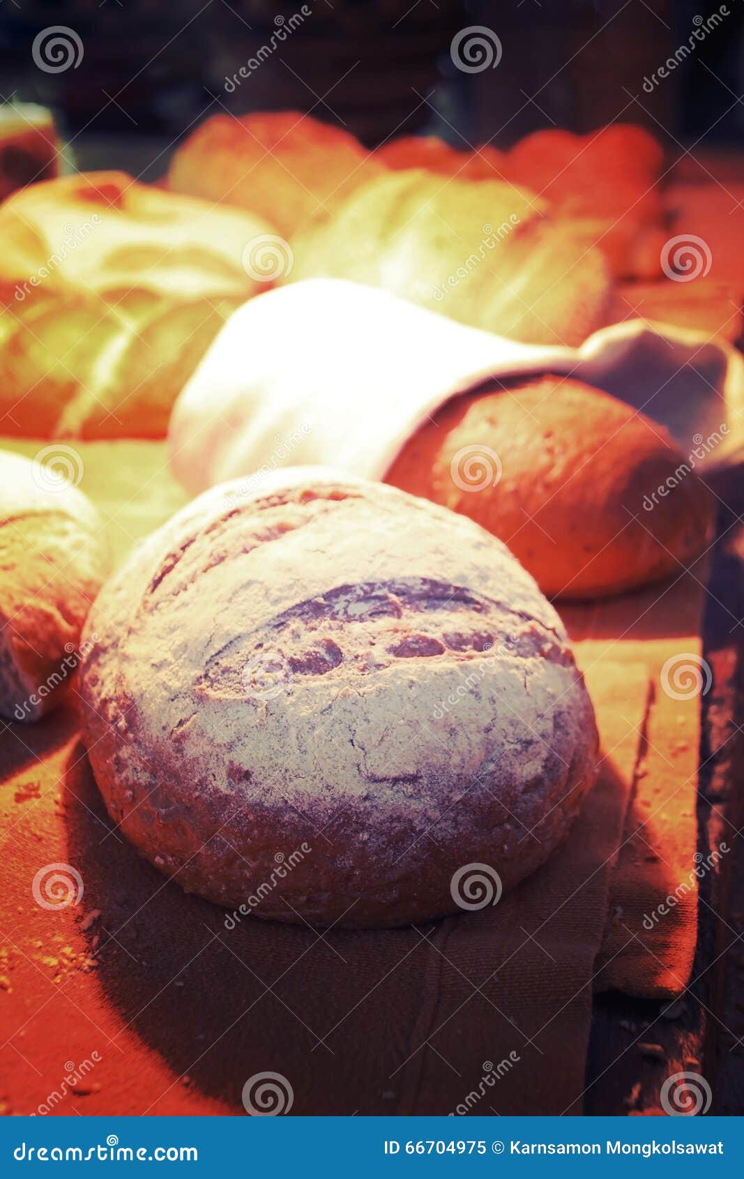 Bread, Black and White Tone Image Stock Image - Image of monochrome ...