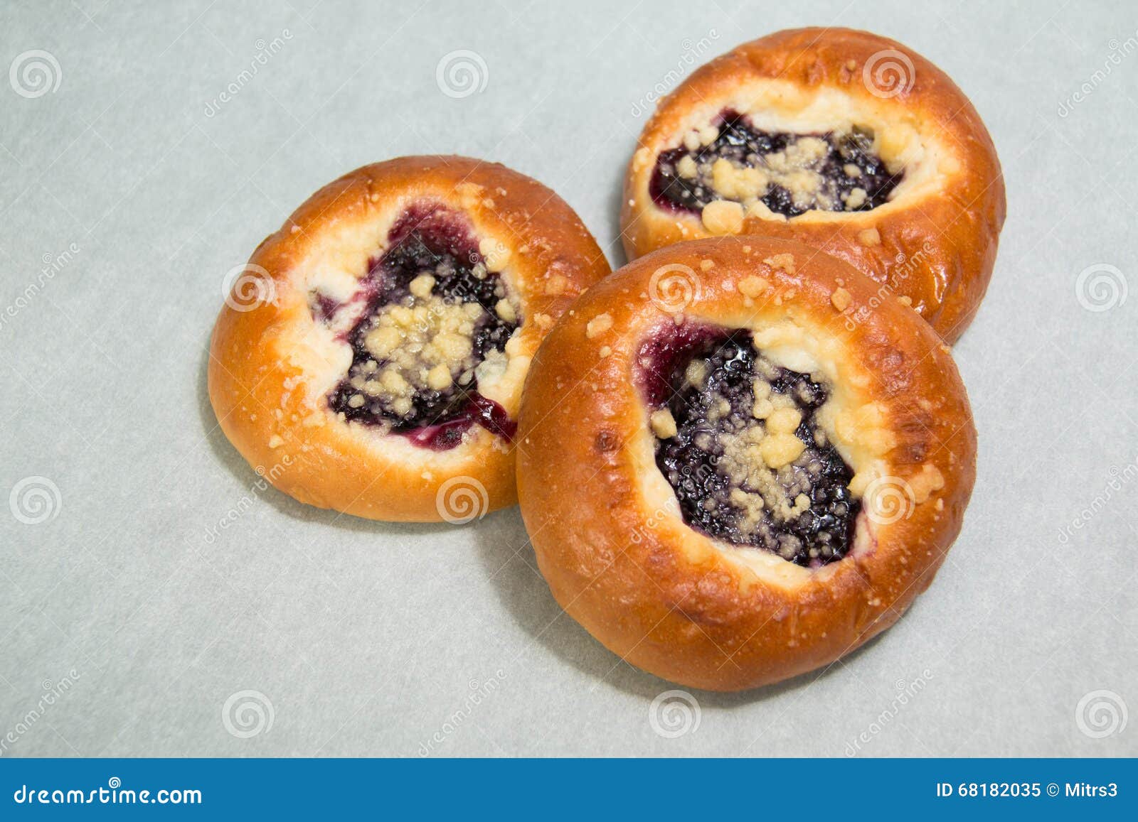 Bread with Blueberry Filling Stock Image - Image of blueberries ...