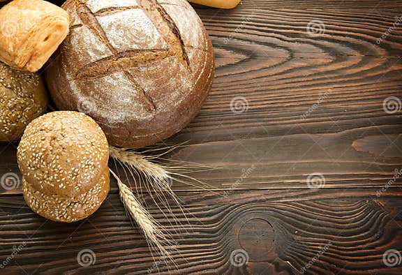 Bread border stock photo. Image of flour, border, close - 13541384