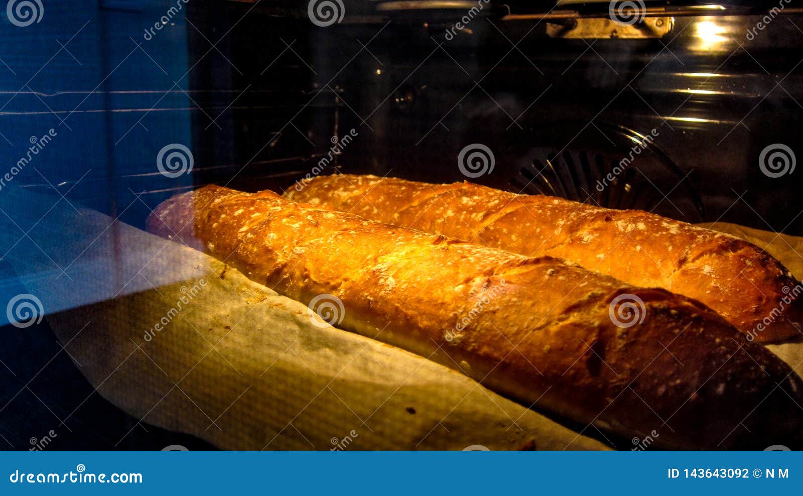 Bread stock photo. Image of owen, cooking, baking, food - 143643092
