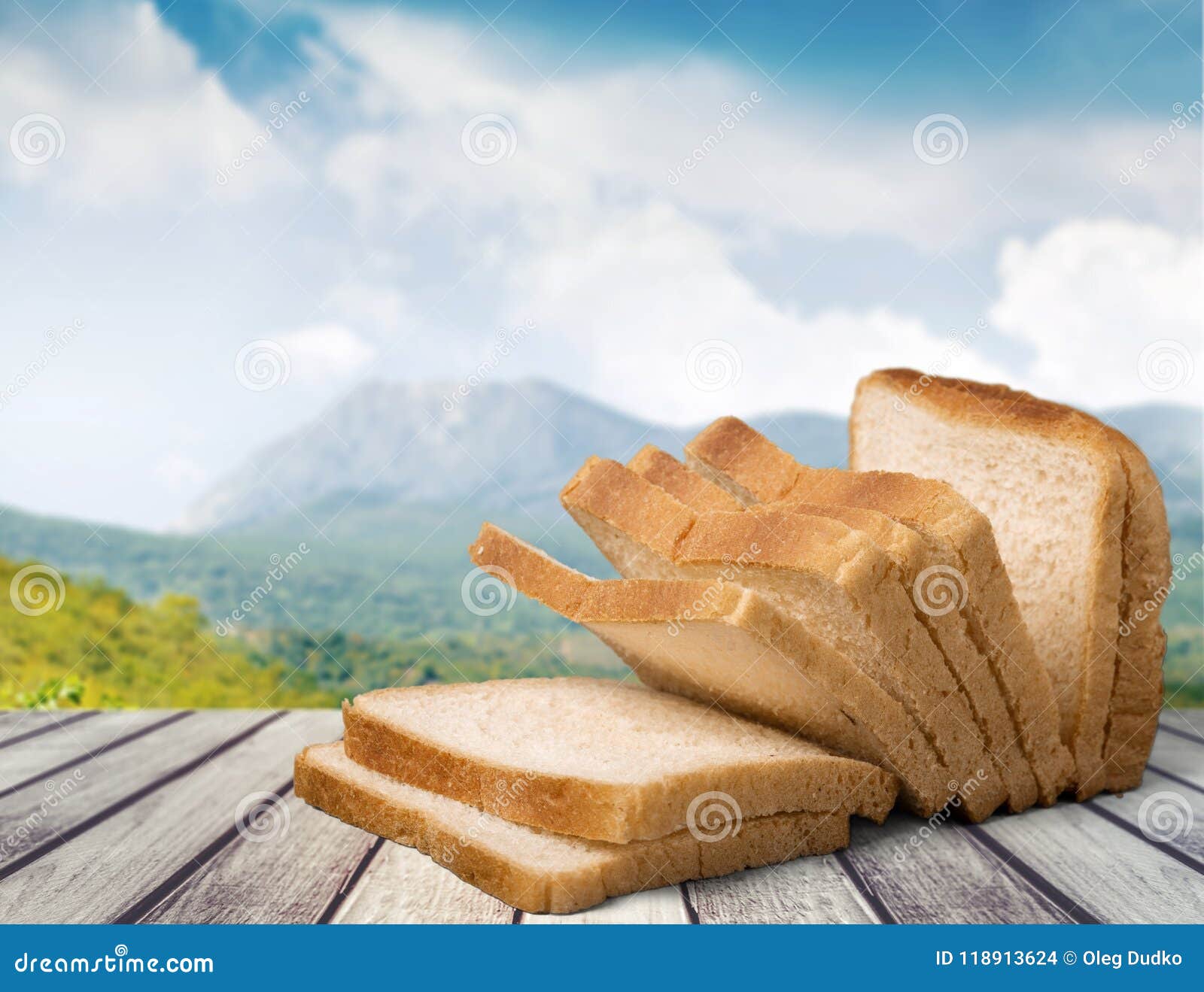 Bread stock photo. Image of portion, loaf, baked, studio - 118913624