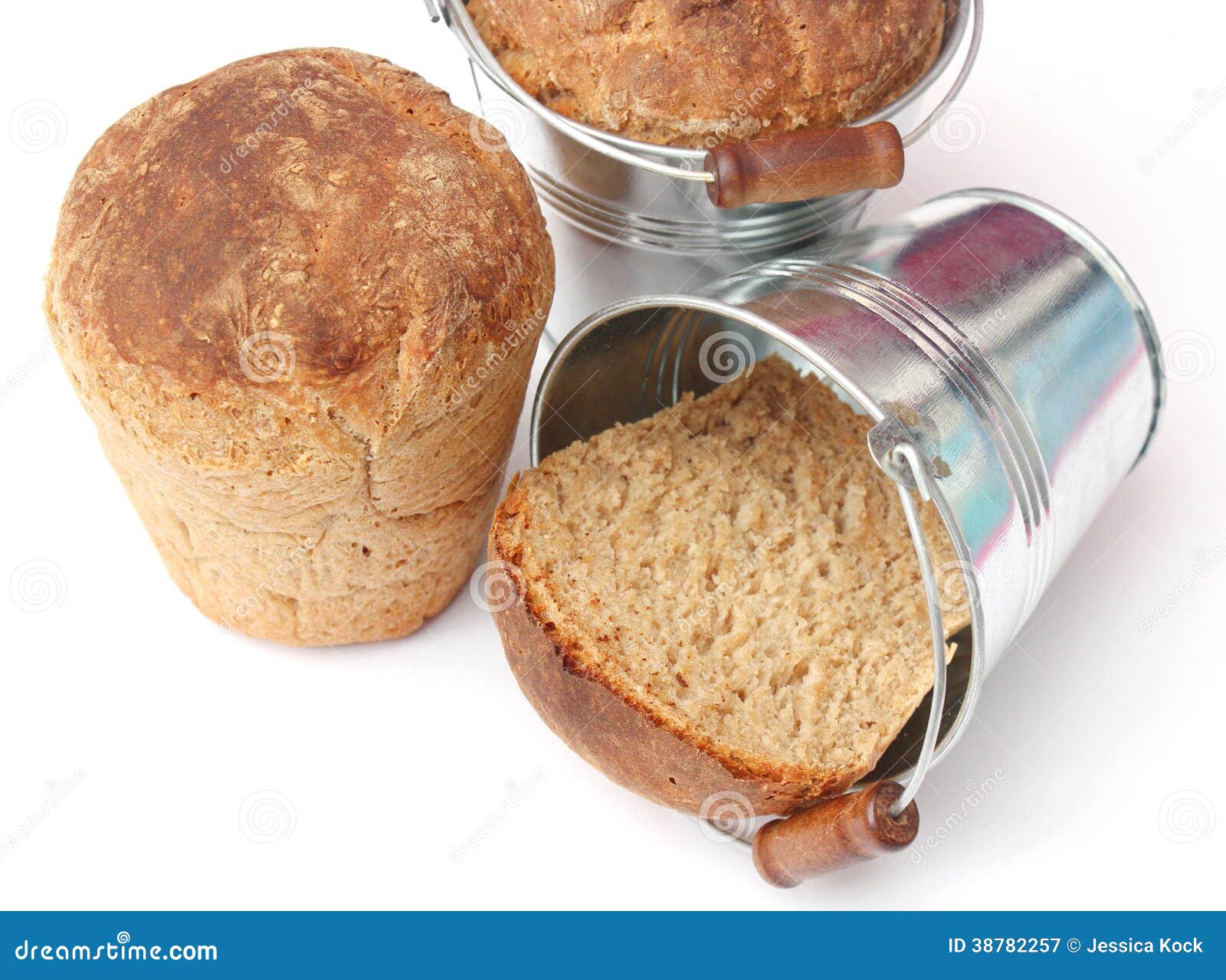 Bread in a bucket stock image. Image of bakery, baking - 38782257