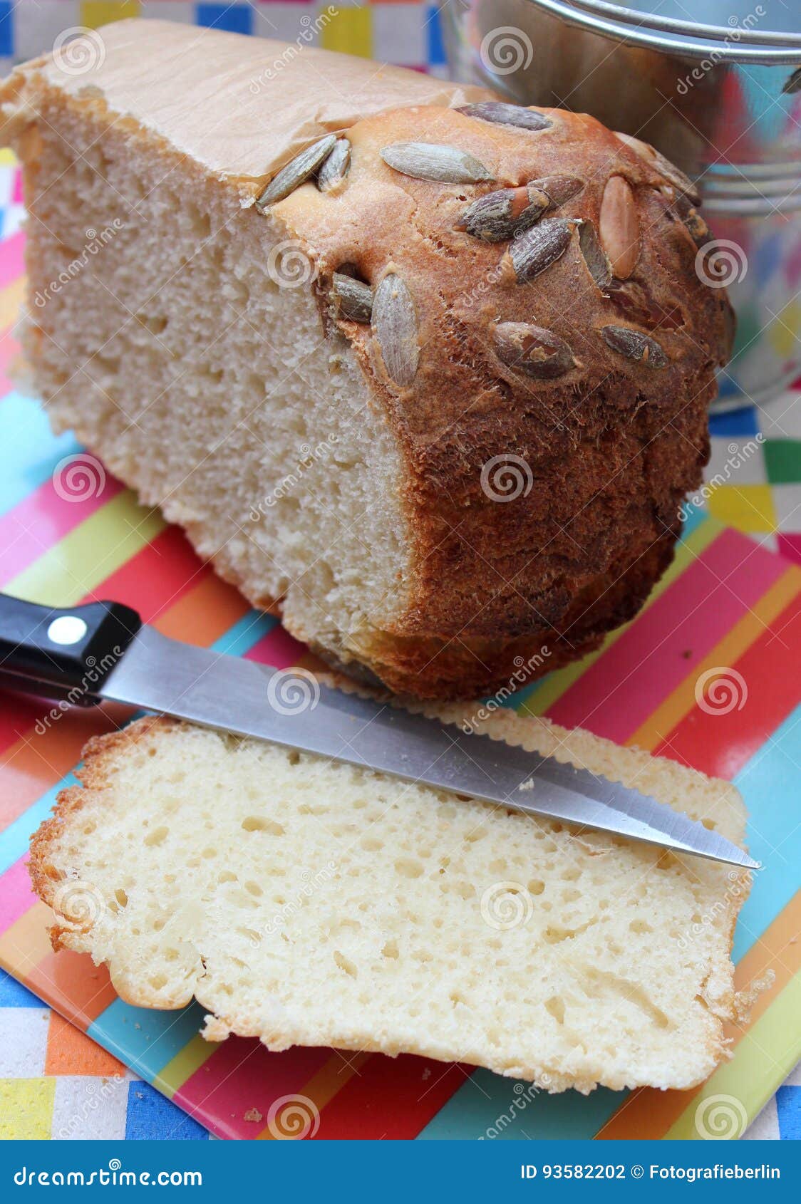 Bread in a bucket stock photo. Image of food, corn, bucket - 93582202