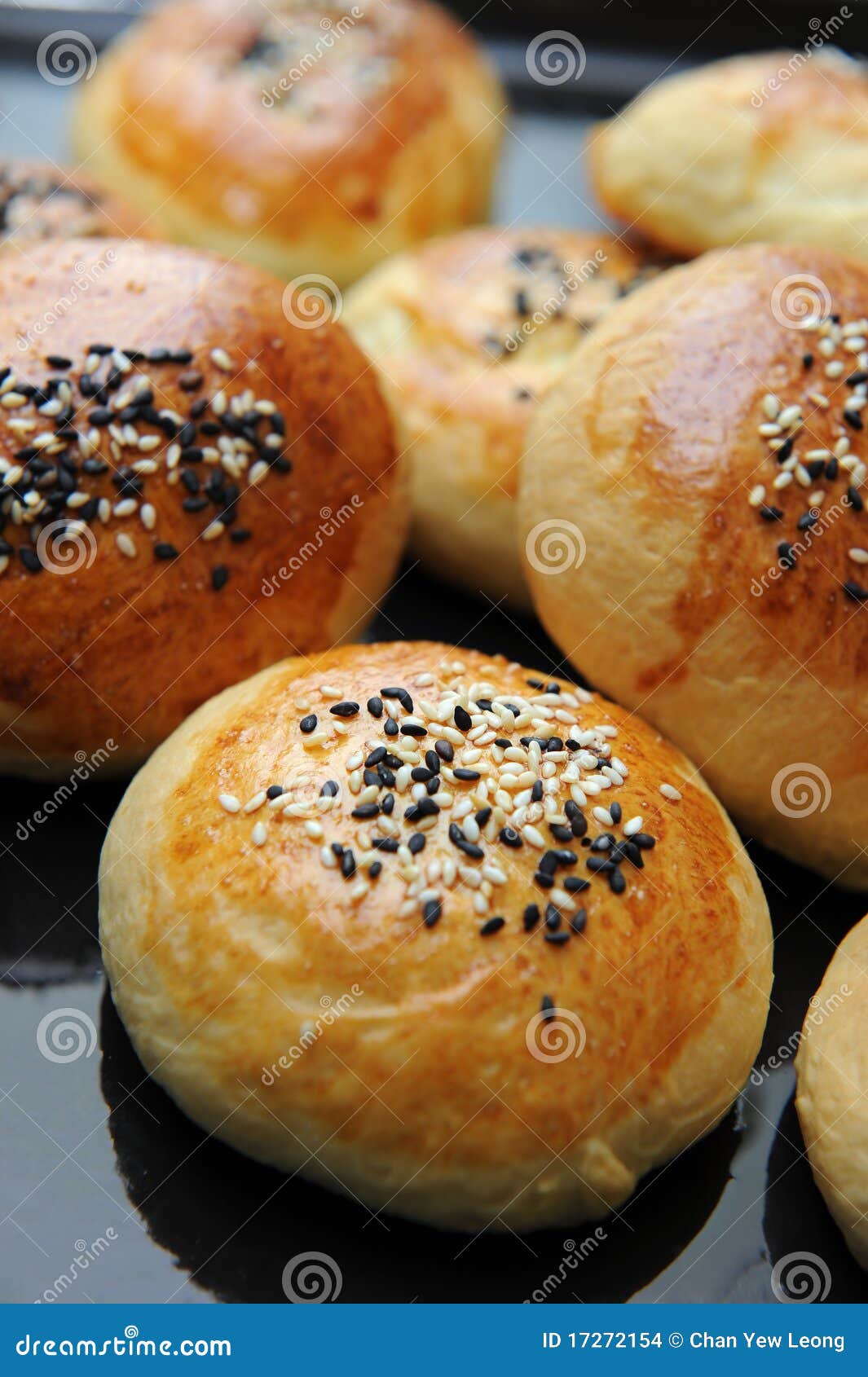 Bread Bun stock photo. Image of sesame, bread, sweet - 17272154