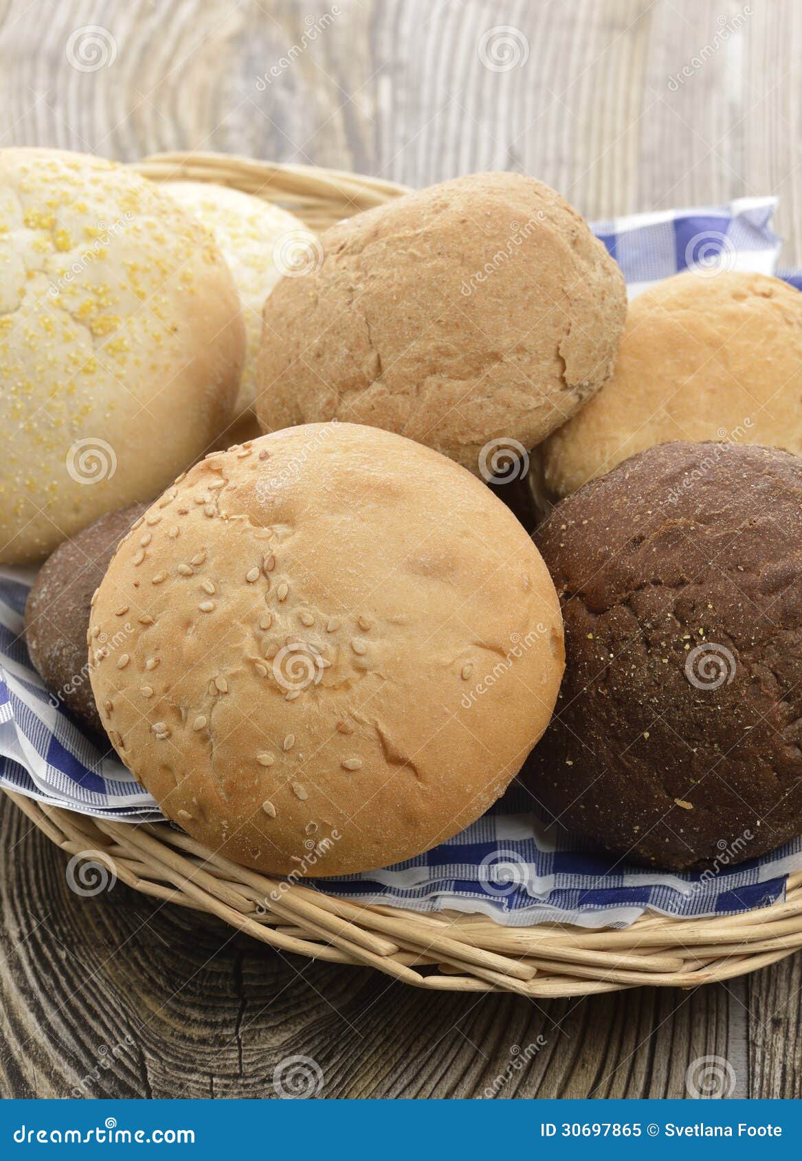 Bread Buns Assortment stock image. Image of food, bread - 30697865