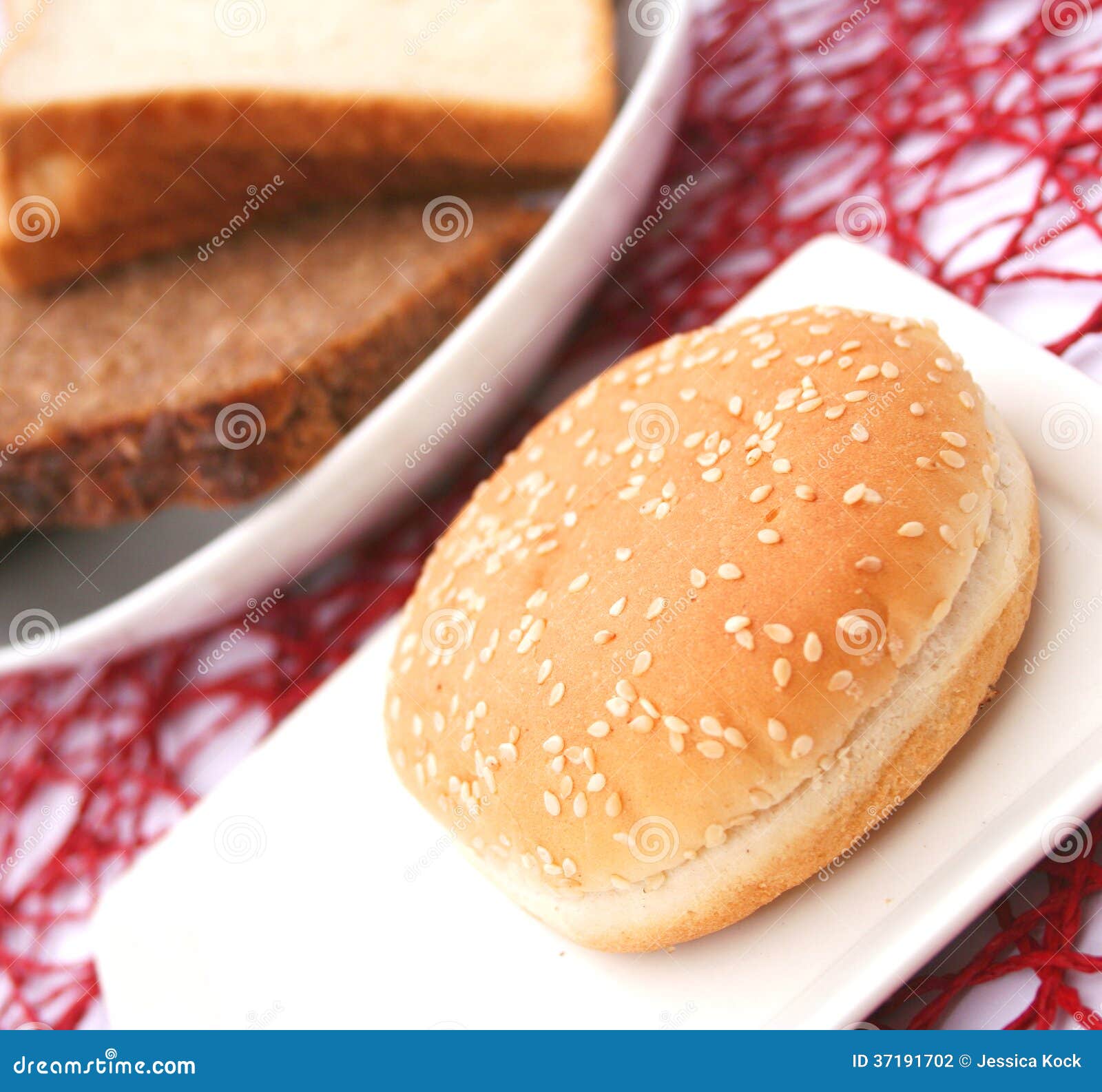 Bread for burger stock photo. Image of burger, bread - 37191702