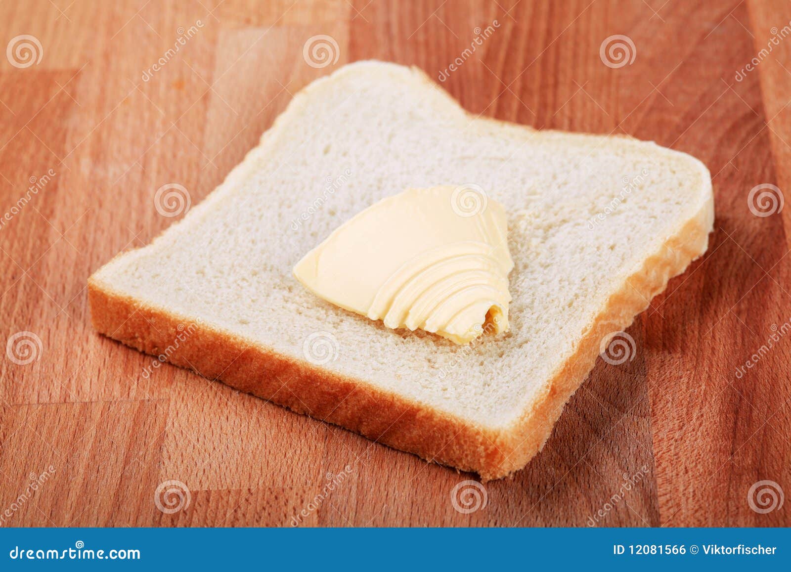 Bread and butter stock photo. Image of piece, detail - 12081566