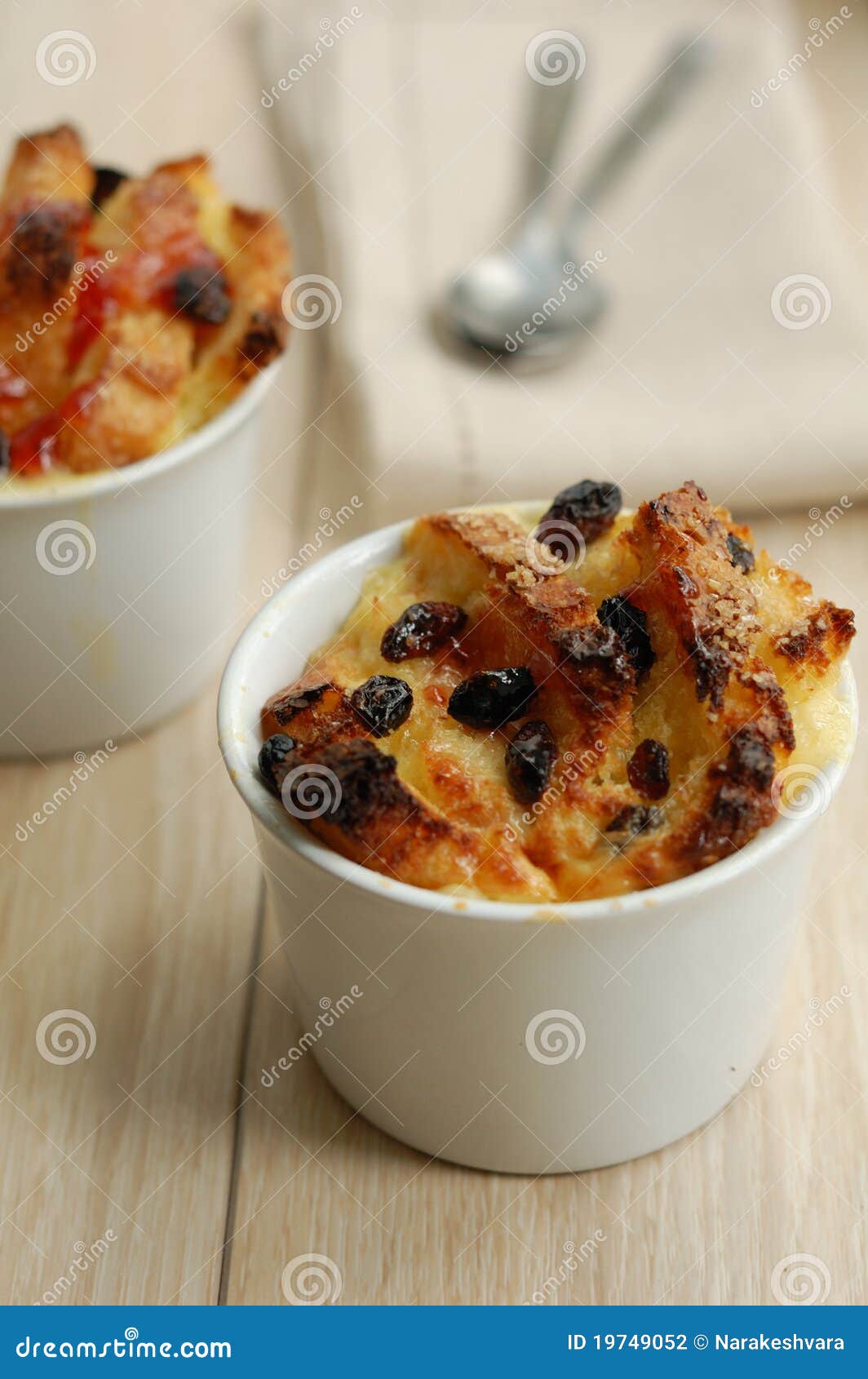 Bread and butter pudding stock photo. Image of sweet - 19749052