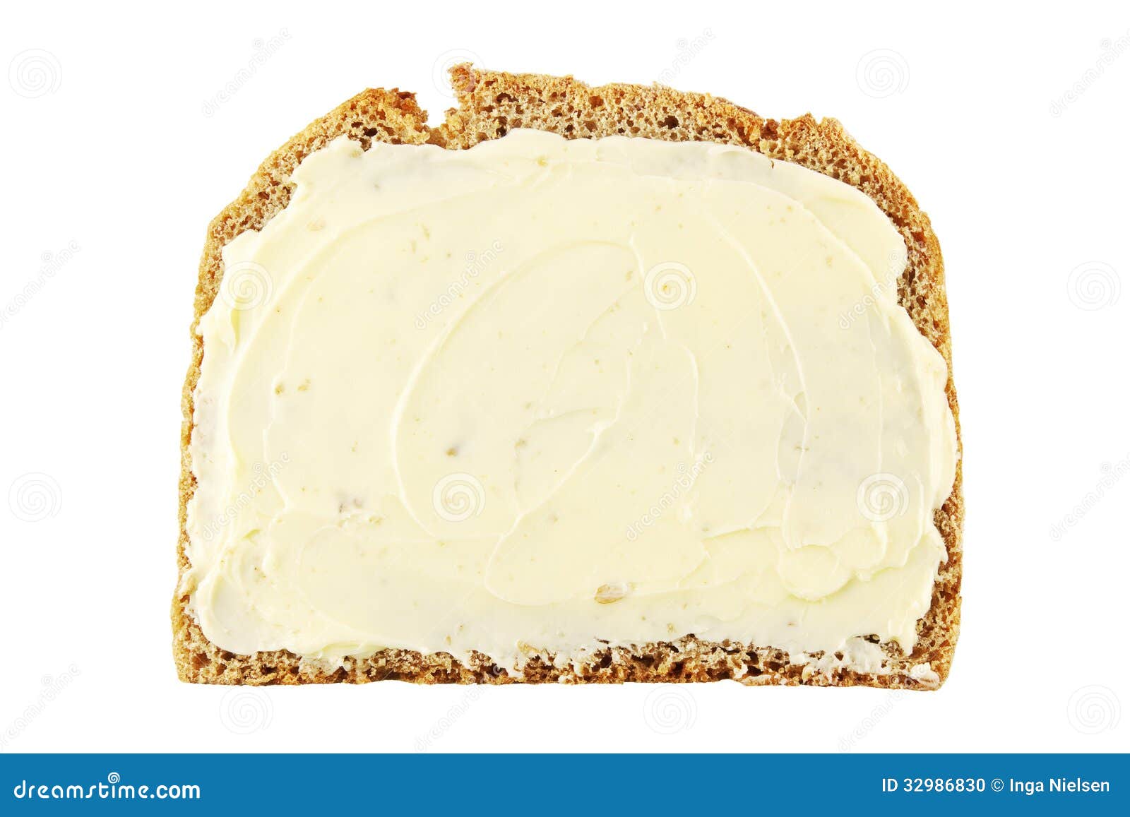 Bread and butter stock photo. Image of butter, buttered - 32986830