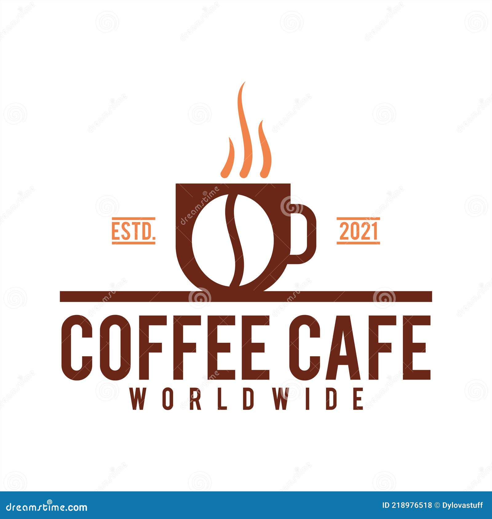 Bread and Cafe Logo Vector Icon Illustration Stock Vector ...