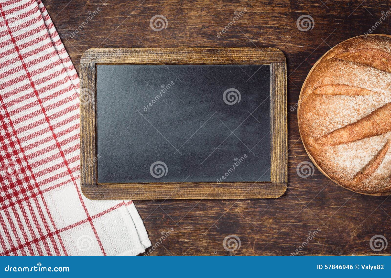 Bread and chalkboard stock photo. Image of loaf, breakfast - 57846946