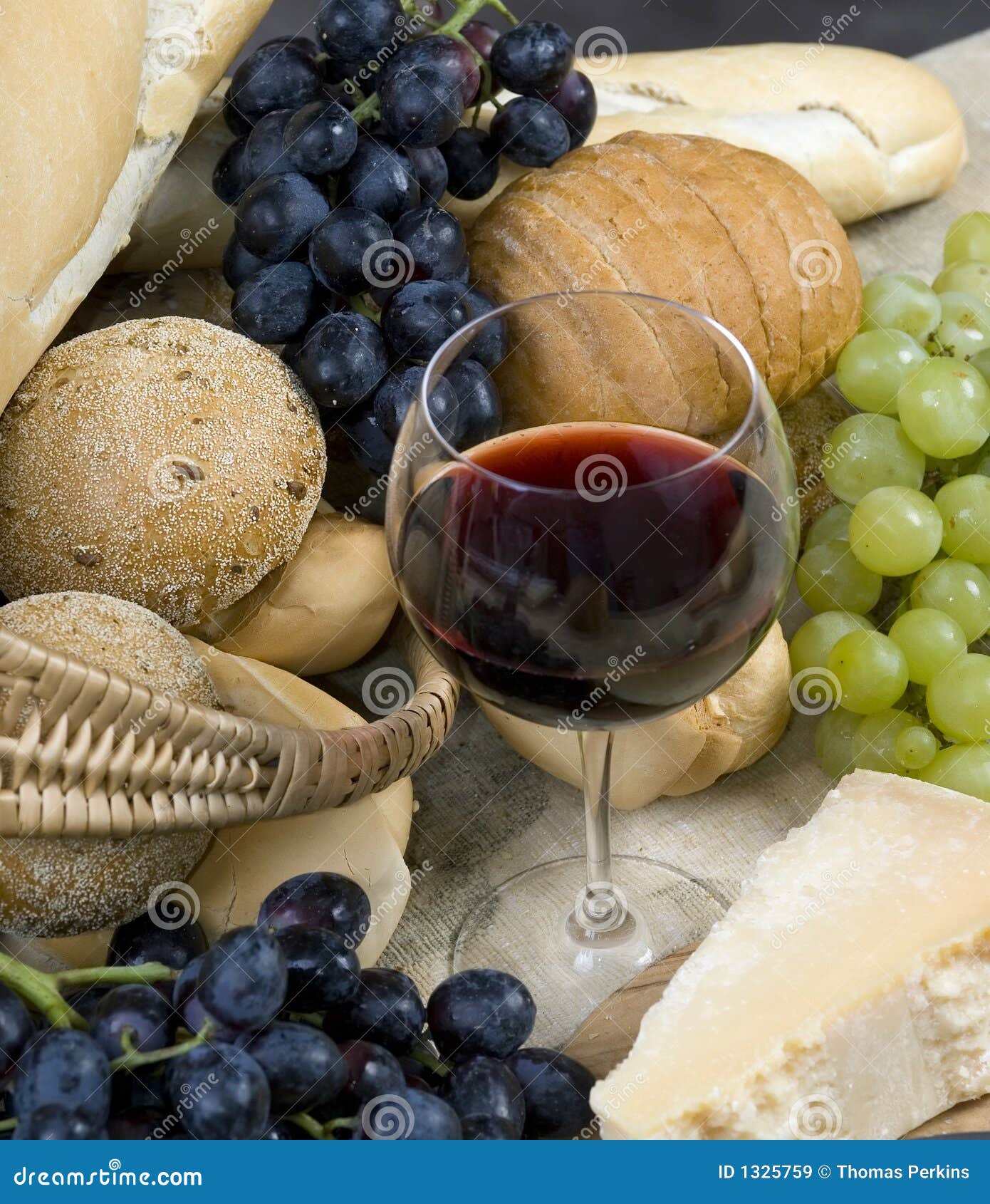 Bread Cheese and Wine 5 stock image. Image of handle, bread - 1325759
