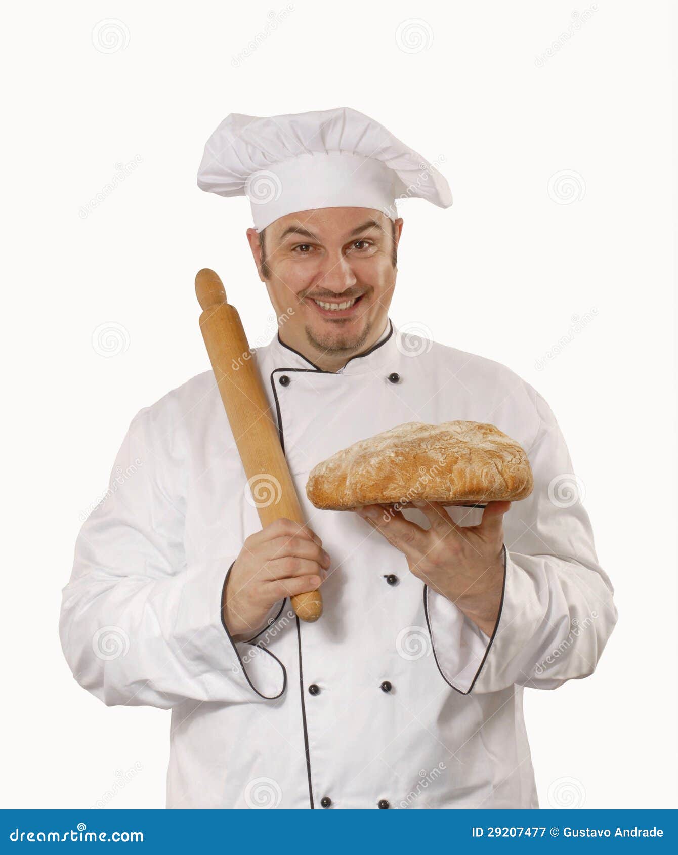 Bread chef stock image. Image of information, bread, kitchen - 29207477