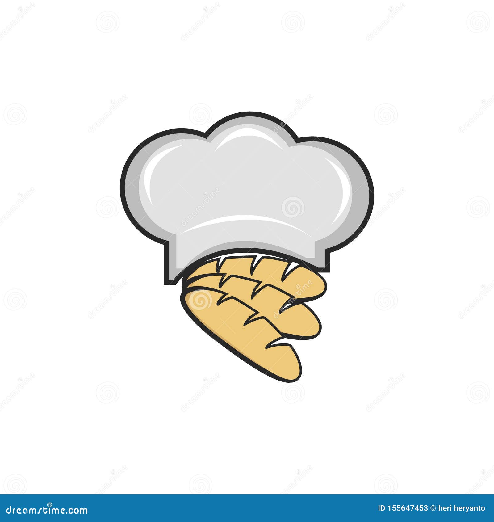 Bread, Chef, Bakery Badge or Logo Icon Modern Style Vector. Design ...