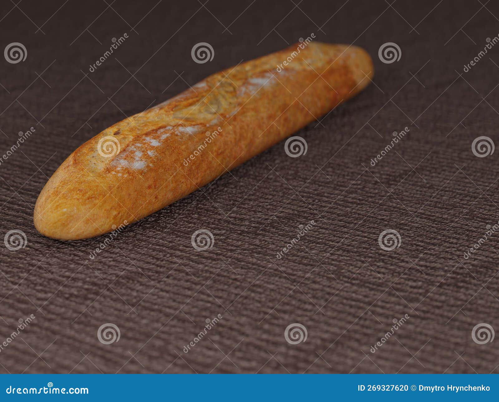 Bread Closeup Composition Traditional Baguette and Loaf Bakery Product ...