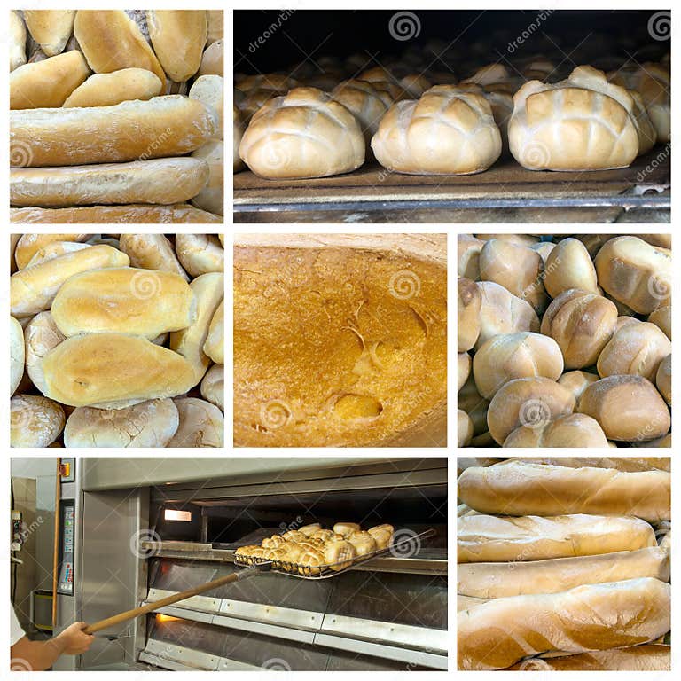 Bread collage stock photo. Image of montage, corn, abundance - 20848614