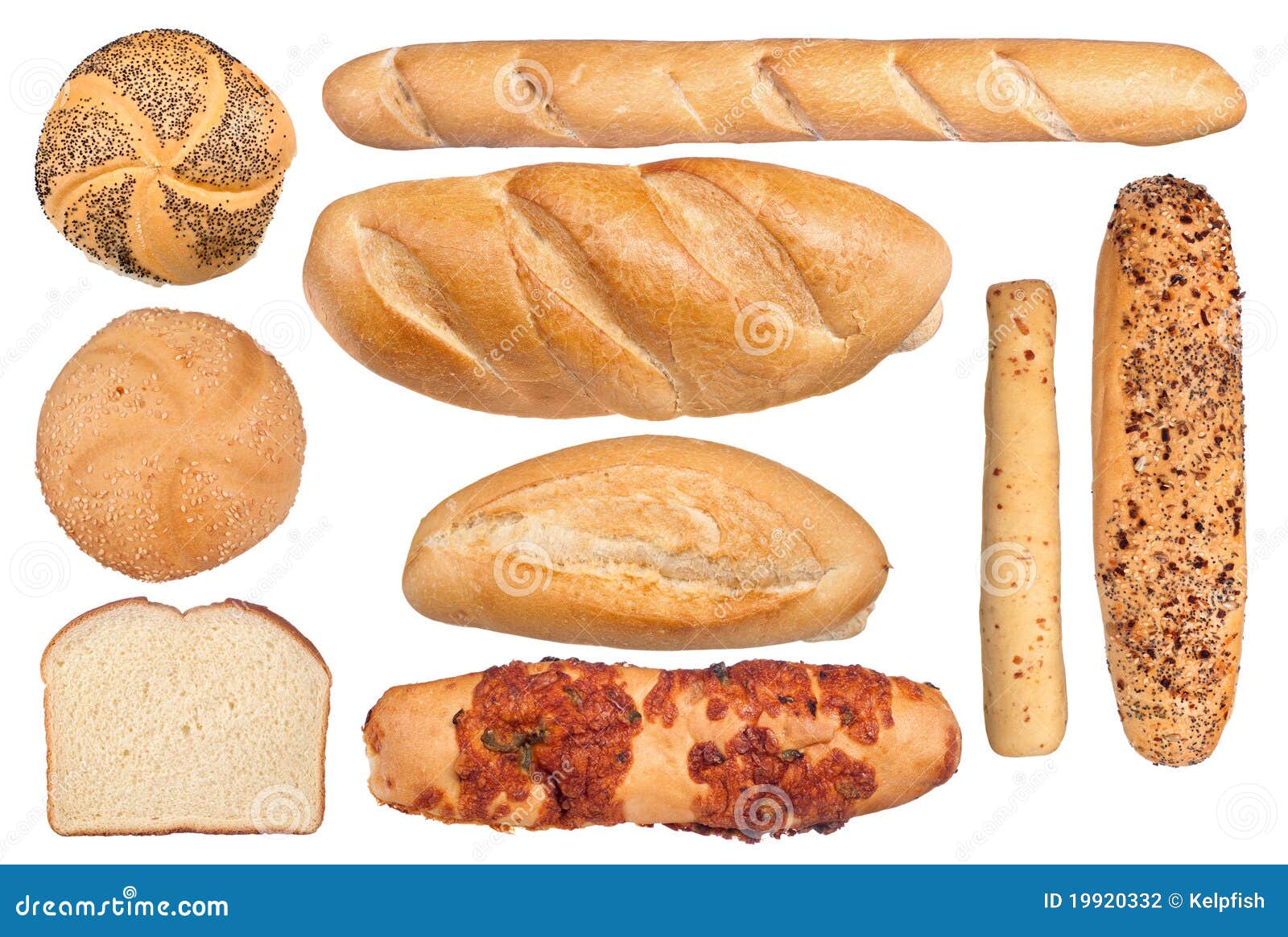 Bread collection stock photo. Image of pepper, fresh - 19920332