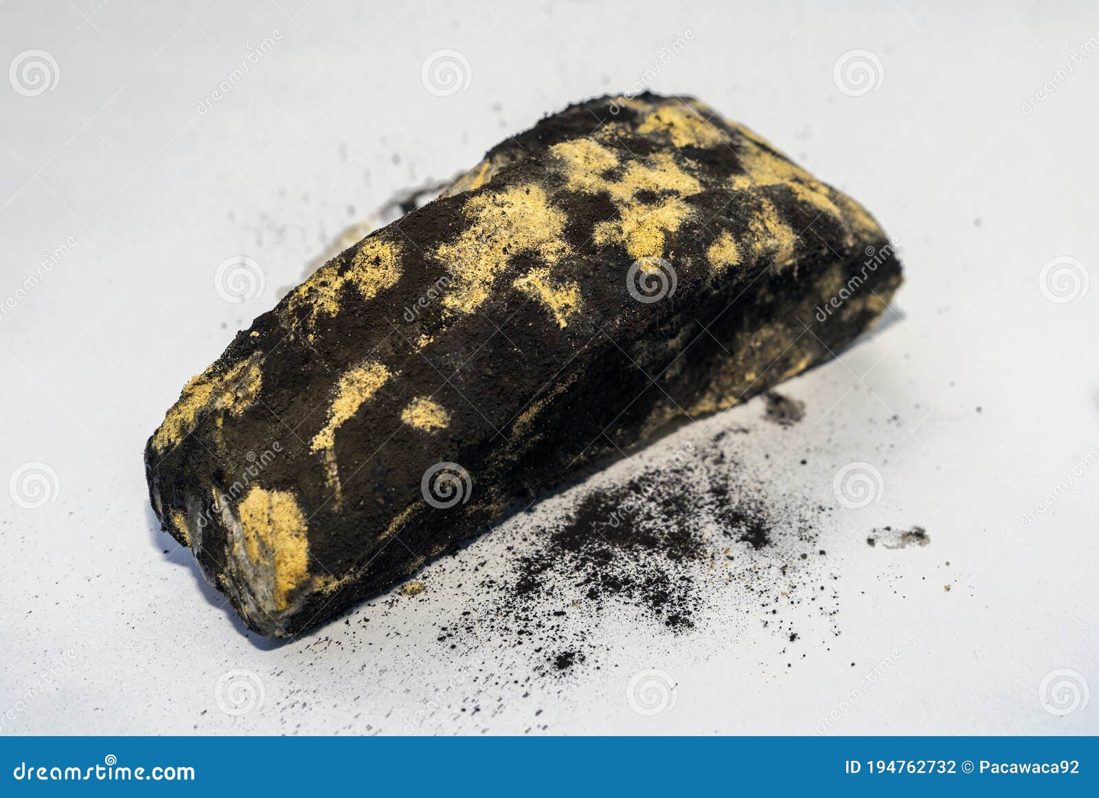 Bread Covered with Black Mold. Spoiled Bread Stock Photo - Image of ...