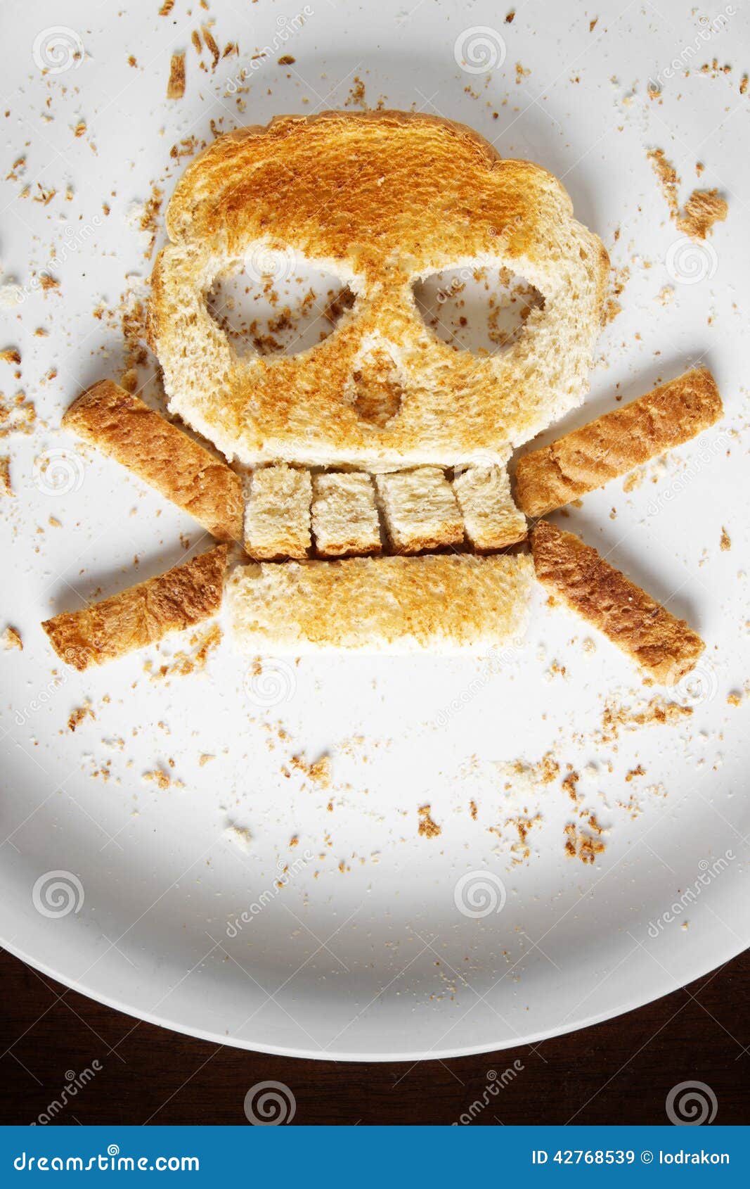 Bread Crossbones stock image. Image of celiac, halloween - 42768539
