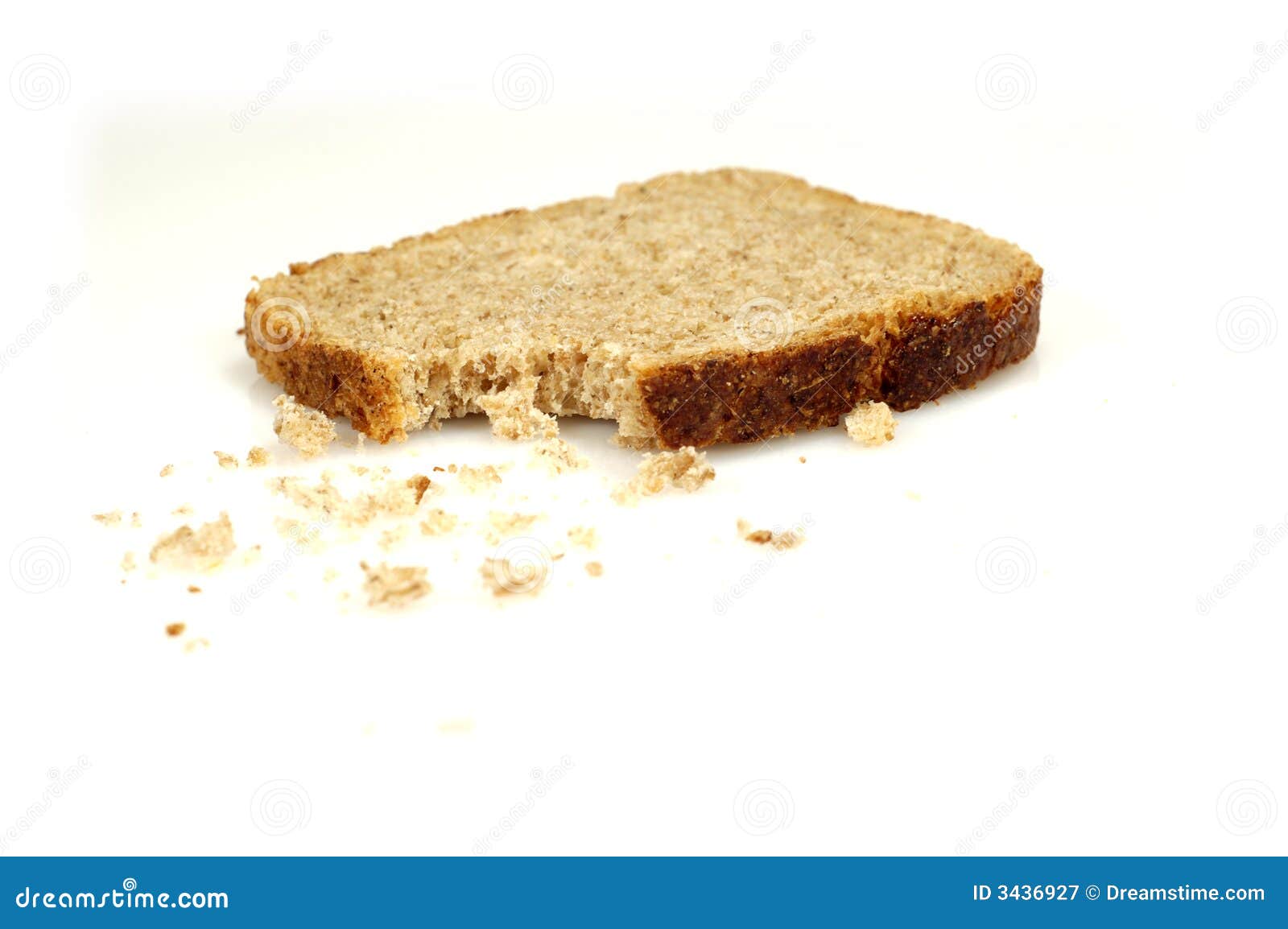 Bread with crumbs (3) stock image. Image of sliced, crumbs - 3436927