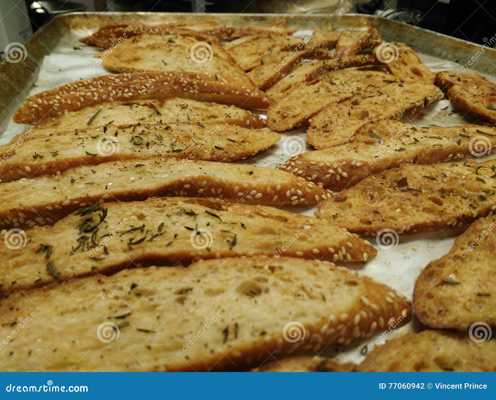 Bread crust stock photo. Image of bread, crust, herbs - 77060942
