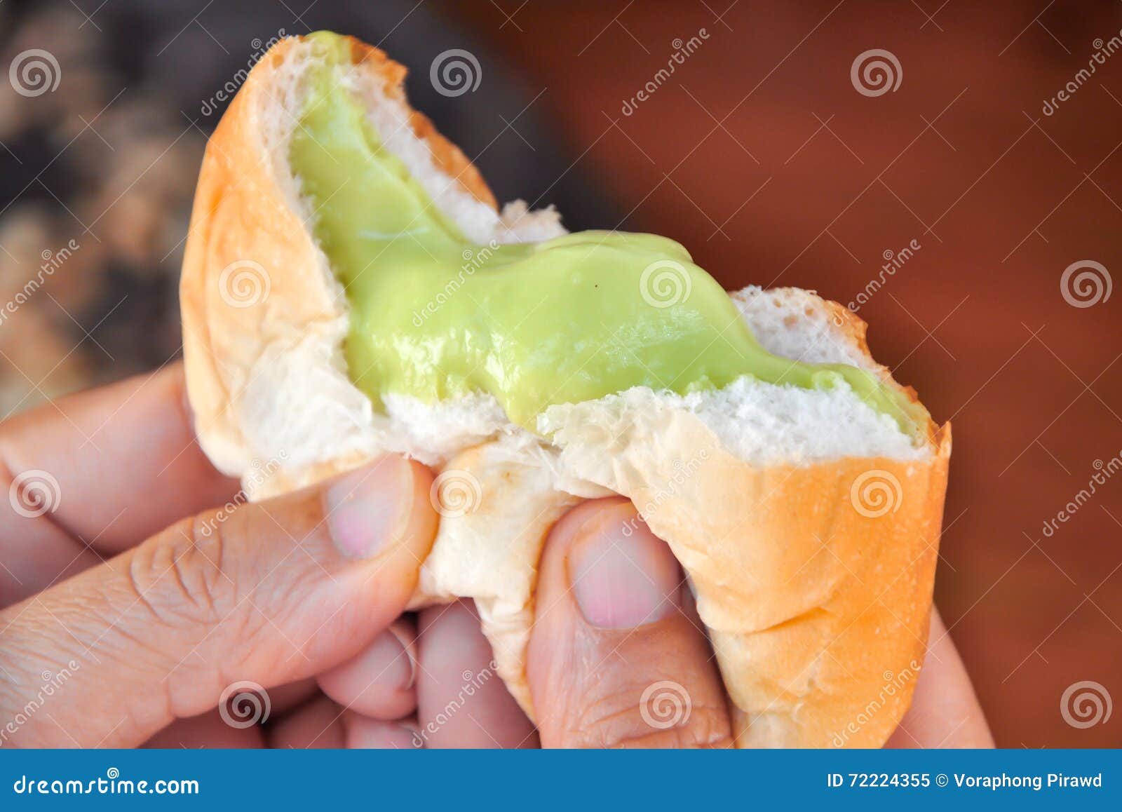 Bread Custard, Thai Dessert Stock Image - Image of brown, tasty: 72224355