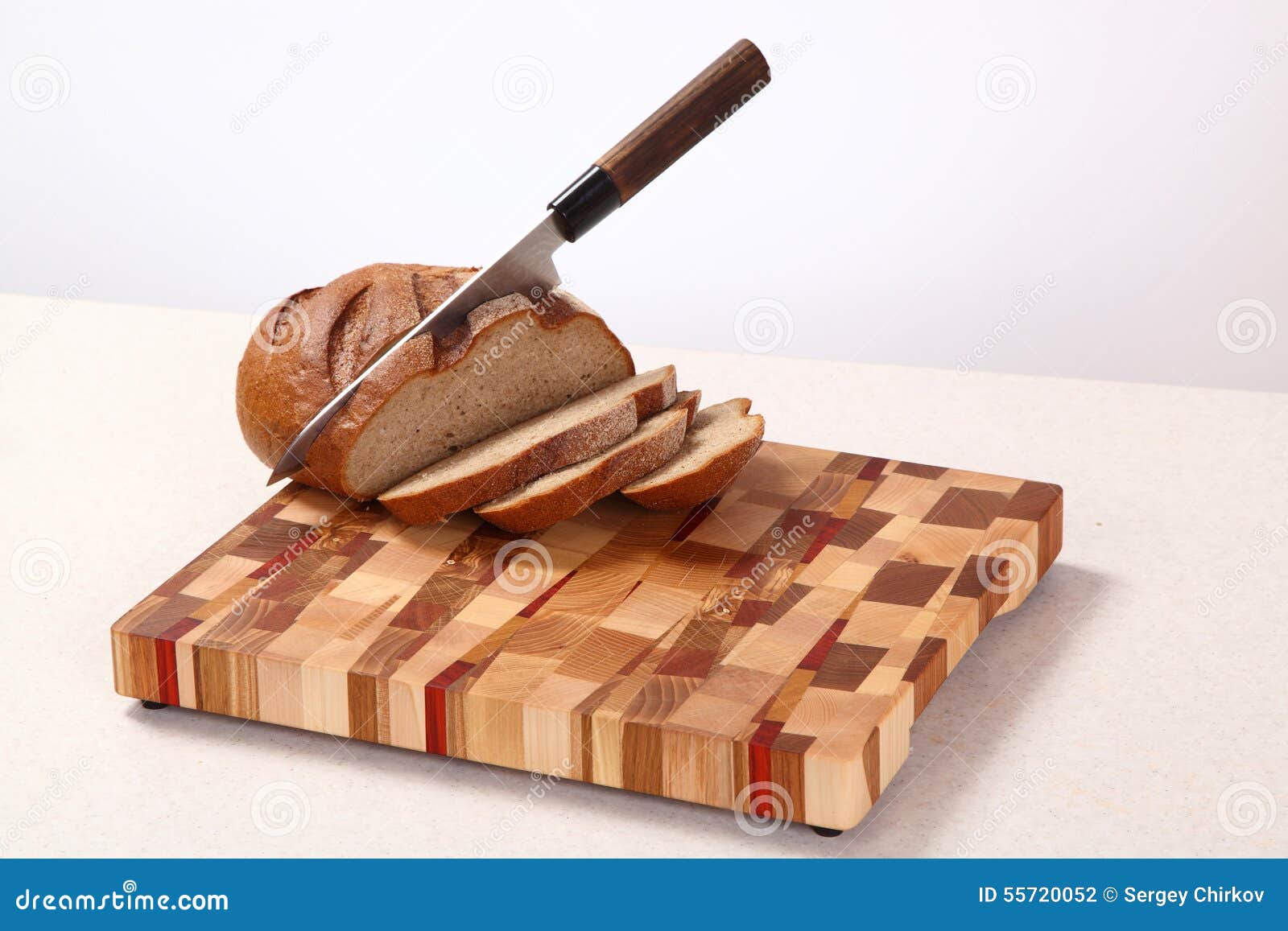 Bread cut stock photo. Image of loaf, healthy, breadboard - 55720052