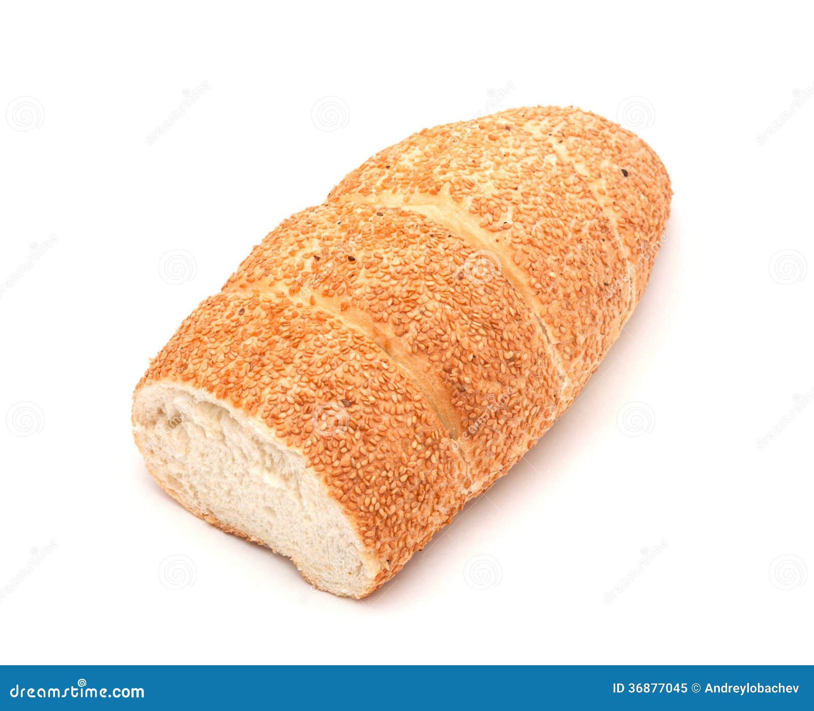 Bread cut in half stock image. Image of wheat, closeup - 36877045
