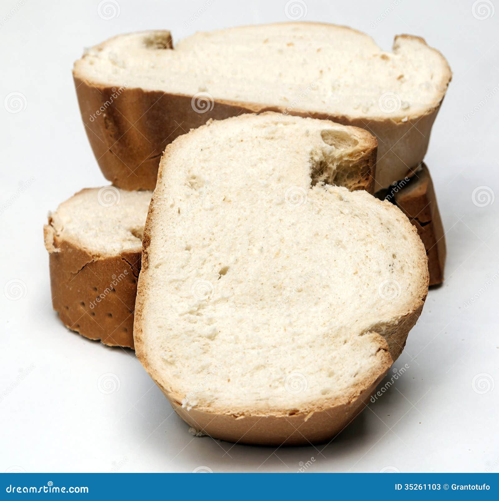 Bread cut stock image. Image of bread, single, wheat - 35261103