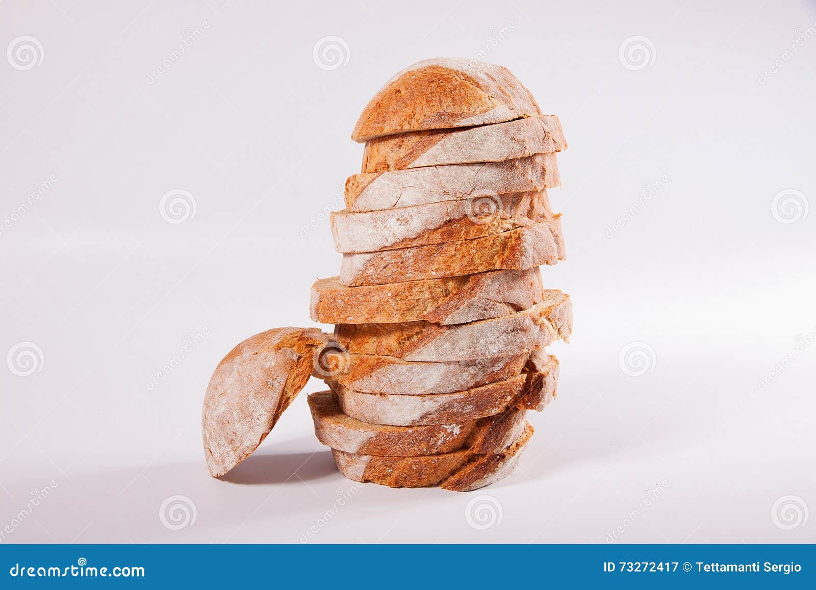 Bread cutted in slices stock image. Image of food, breakfast - 73272417