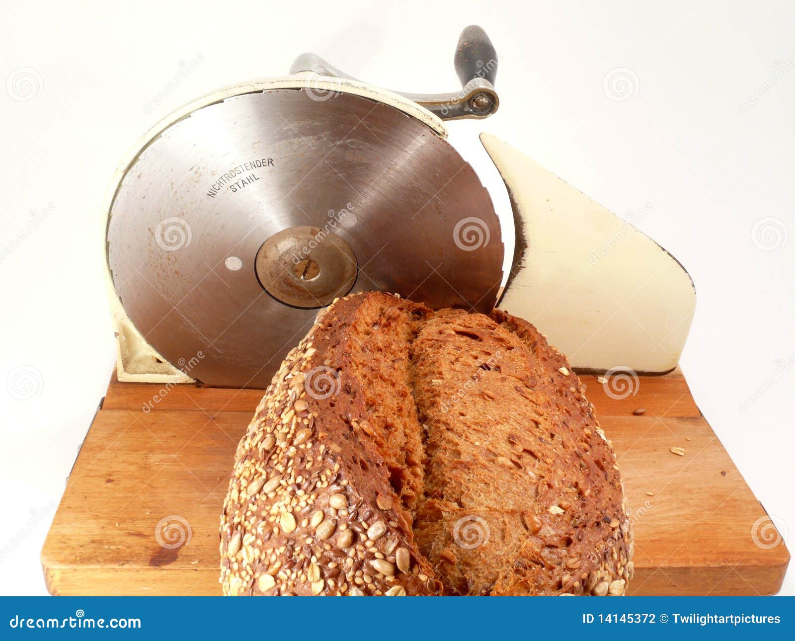 Bread cutter stock photo. Image of machine, household - 14145372