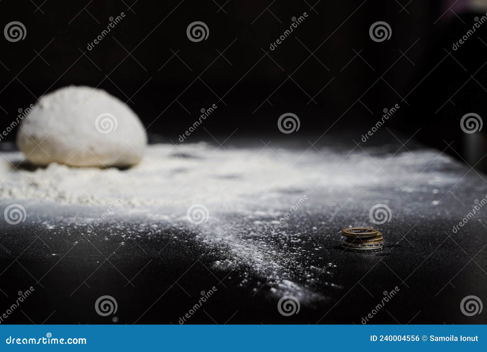 Bread. Detail of the Bread Making Process. Bread Crust. Hand Detail ...