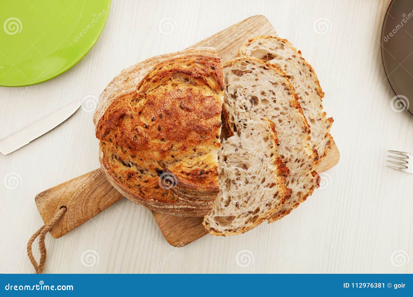 Bread on dinner table stock image. Image of lifestyle - 112976381