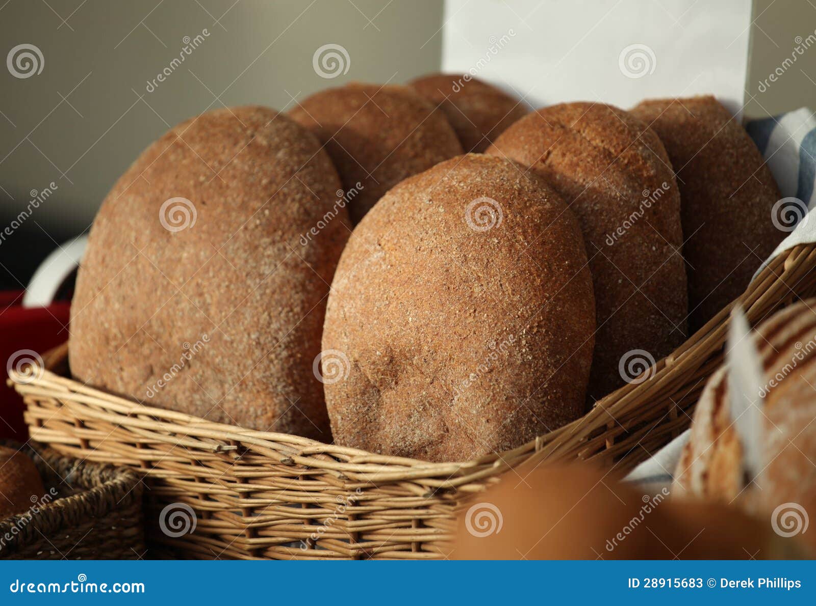 Bread on Display at Stall stock image. Image of homemade - 28915683