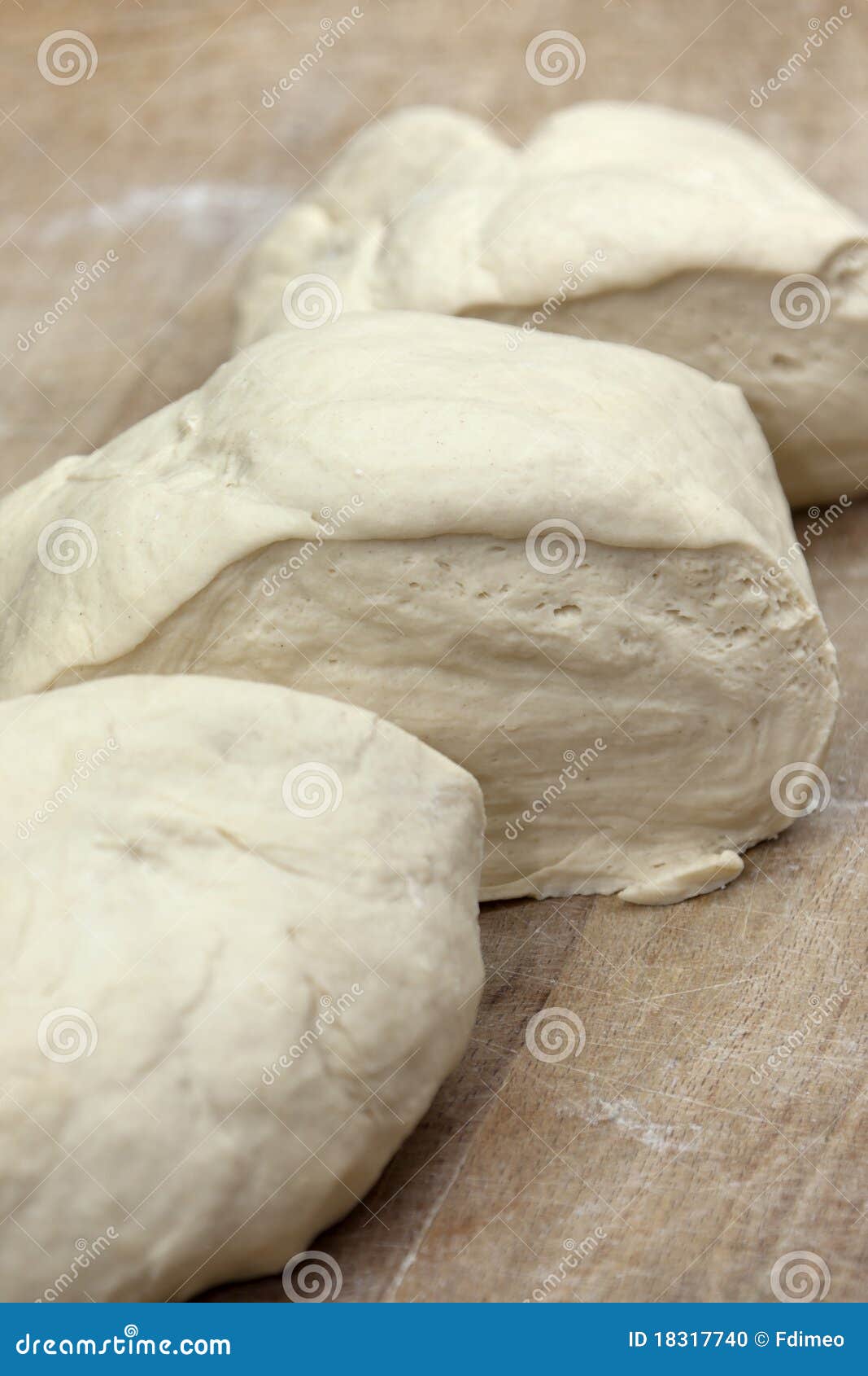 Bread dough stock photo. Image of fresh, bread, flour - 18317740