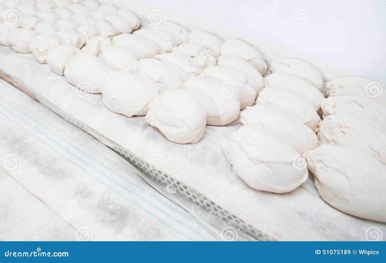 Bread Dought Pieces before Fermentation Stock Image - Image of ...