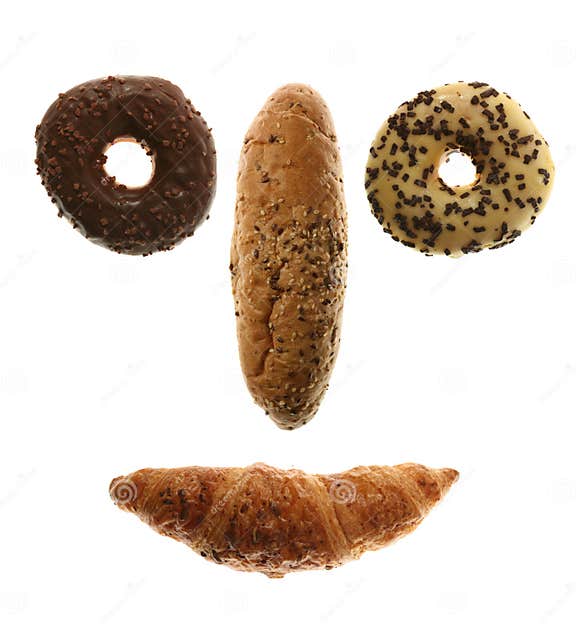 Bread Face stock image. Image of eating, cereal, croissant - 7304213