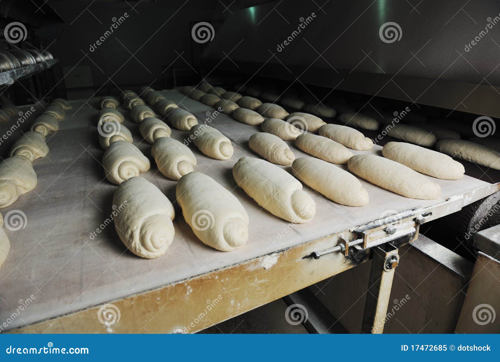 Bread factory production stock image. Image of cake, conveyer - 17472685