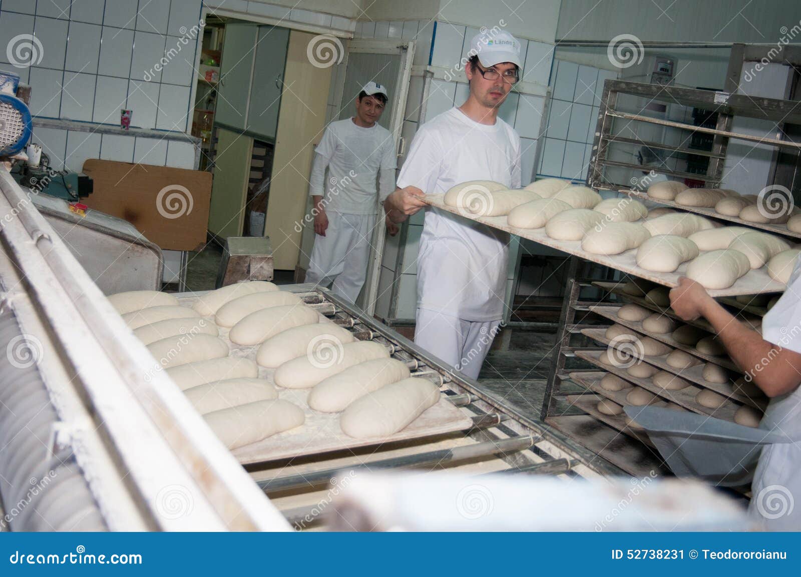 Bread factory editorial photo. Image of people, workers - 52738231