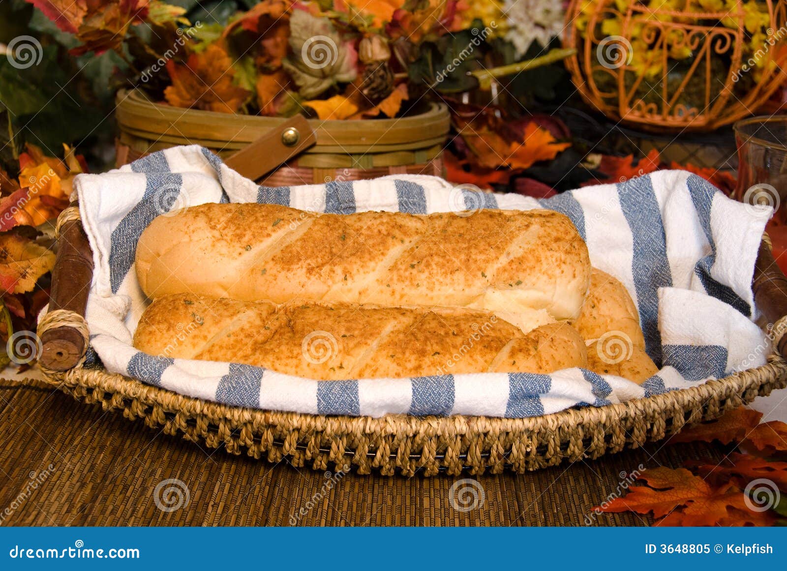 Bread during fall stock image. Image of dinner, bread - 3648805