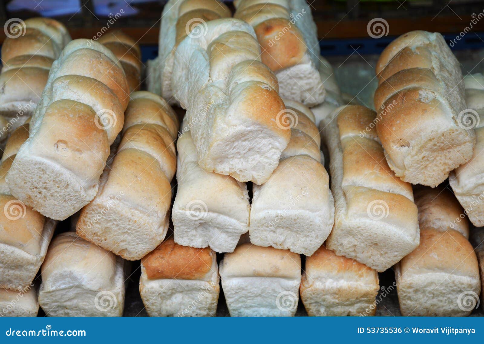 Bread for fish stock photo. Image of feed, water, food - 53735536