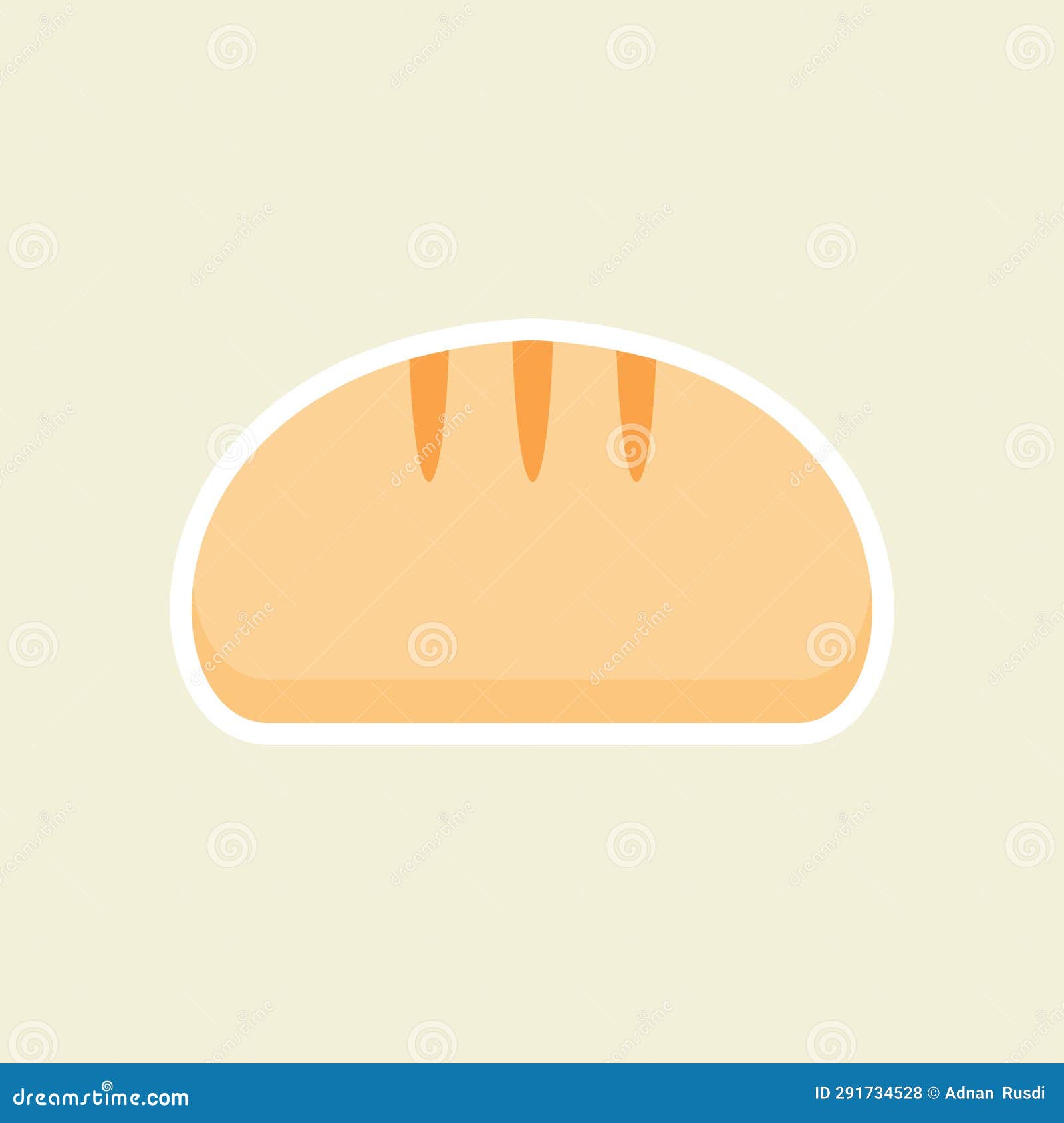 Bread Flat Design Vector Illustration. Can Use for Logo, Bakery, Pastry ...